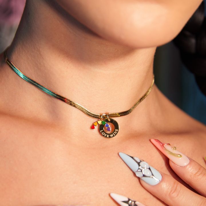 Valichain - Freedom Finesse Rainbow Pendant Choker | Lazada.co.th