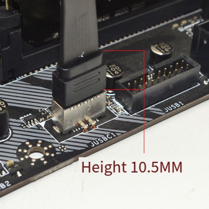 Connectors USB 3.2 Front Panel Extension Cable,GEN2x2 Baffle Cable TYPE ...