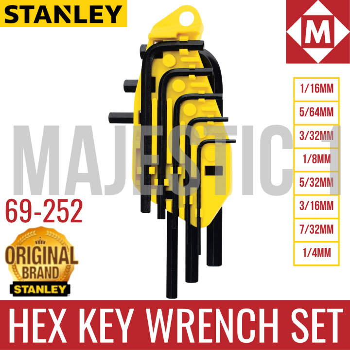 Stanley Allen Hex Wrench Set 8pc/Set (69-252) | Lazada PH