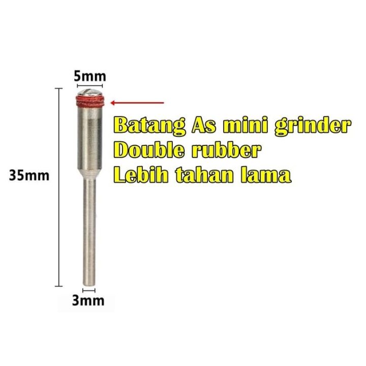 Batang as potong mini grinder / shaft mata poles cut off mini gerinda ...