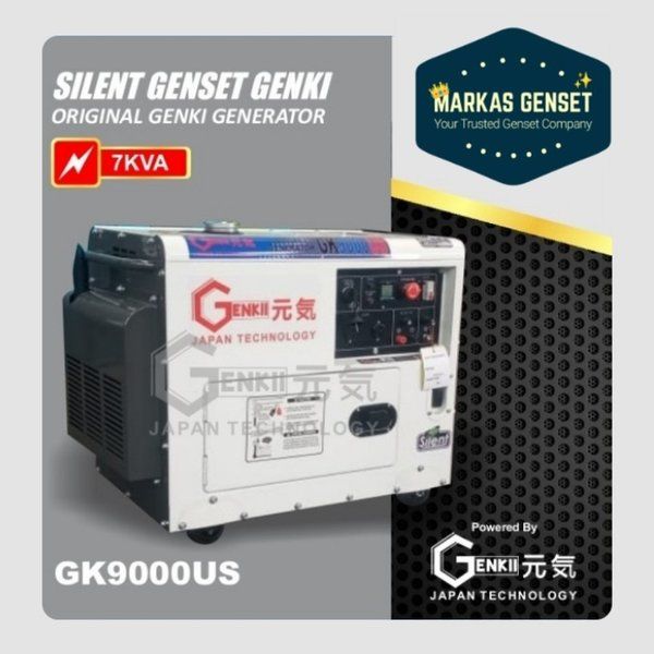 Genset 7 KVA Diesel Genki GK9000US Silent | Lazada Indonesia