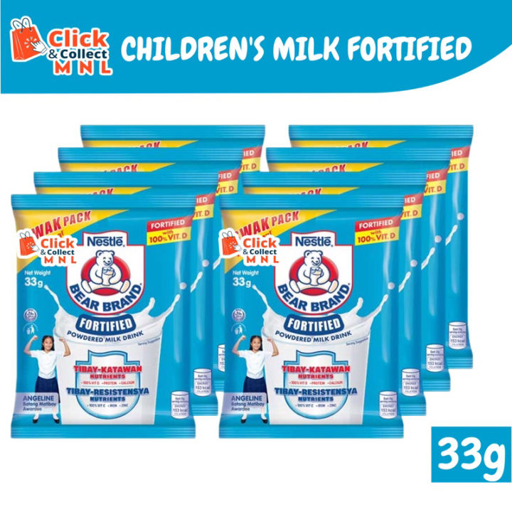 726 BEAR BRAND Fortified Powdered Milk Drink 33g - SWAK Pack | Lazada PH
