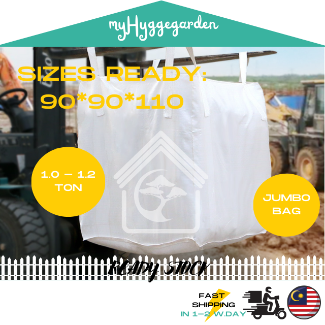 [1 TON Loading Weight ] PP White Woven Jumbo Bag With Sling Top Open ...