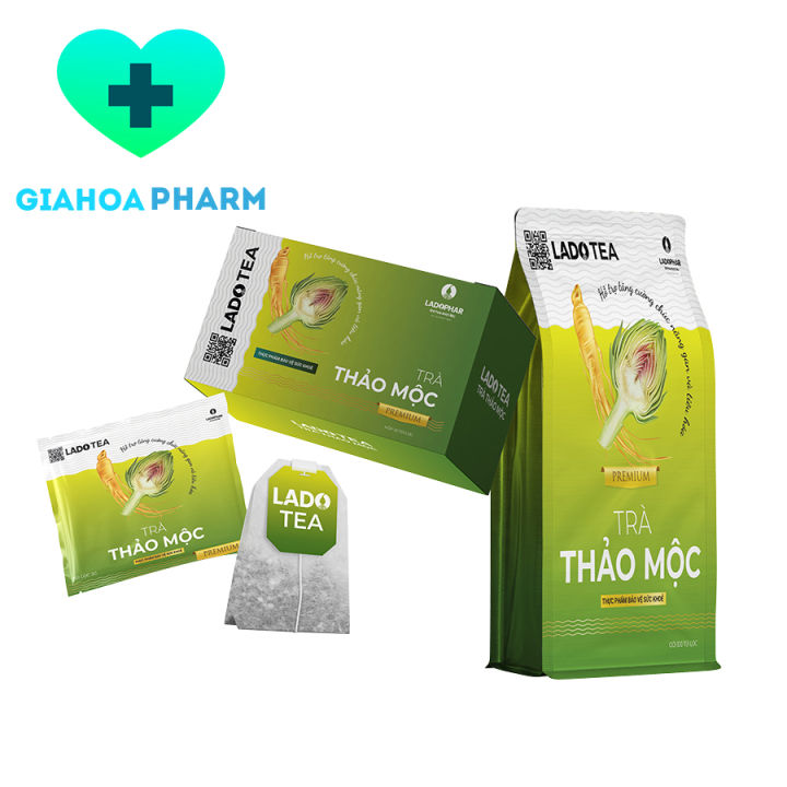 Trà thảo mộc túi lọc Đà Lạt Lado Tea tăng cường sức khỏe, tăng chức ...