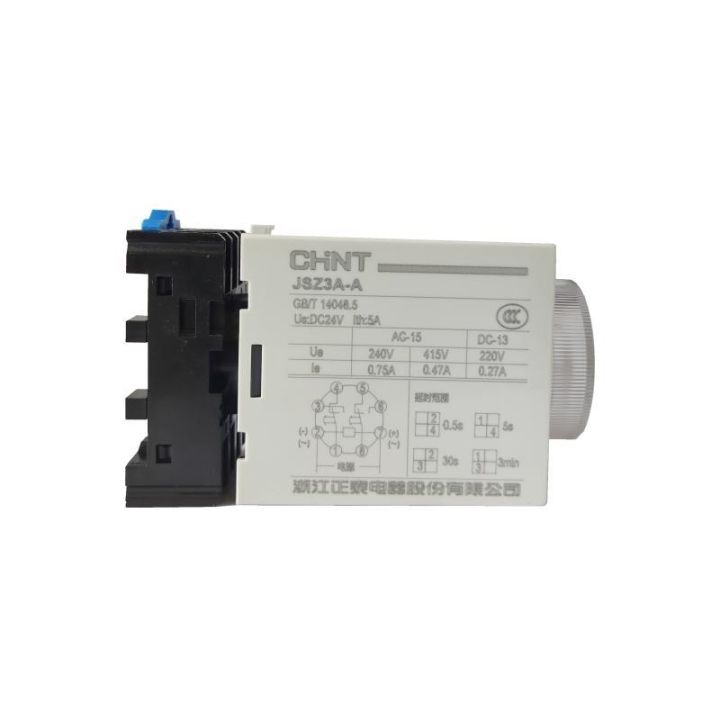 Chint time relay JSZ3A-A B C D 220v 24v ST3P JSZ3F power-on and power ...