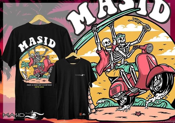 MASID T-SHIRT 100% COTTON QUALITY D-2 A3 size & DIRECT TO FILM PRINT MT ...