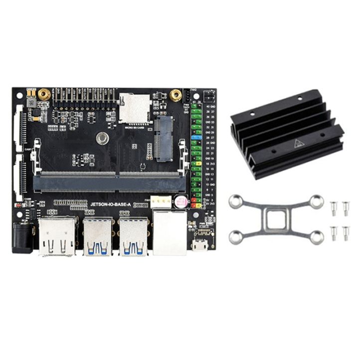 For Jetson Nano 4GB Developer Kit AI Artificial Intelligence Development Board with Heat Sink ...