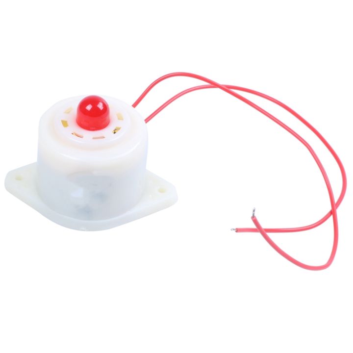 -3 AC220V Industrial LED Blinker Red Alarm Siren Buzzer 100dB White ...