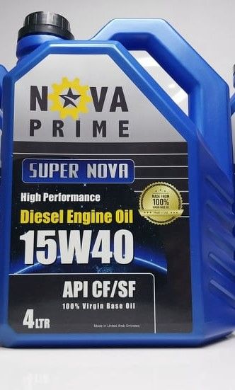 NOVA PRIME SUPER NOVA DIESEL ENGINE OIL 15W40 API CF/SF 1 Gallon (4 ...