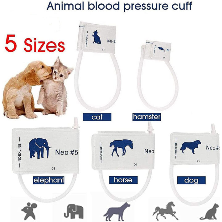 Veterinary Blood Pressure Cuff of Patient Monitor 5 Sizes Elephant ...