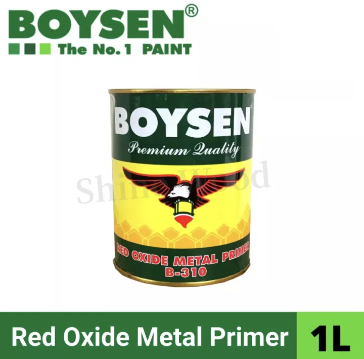 S.W Boysen 310 Red Oxide Primer 1Litre/4Liter Metal Rust Preventer #193 ...