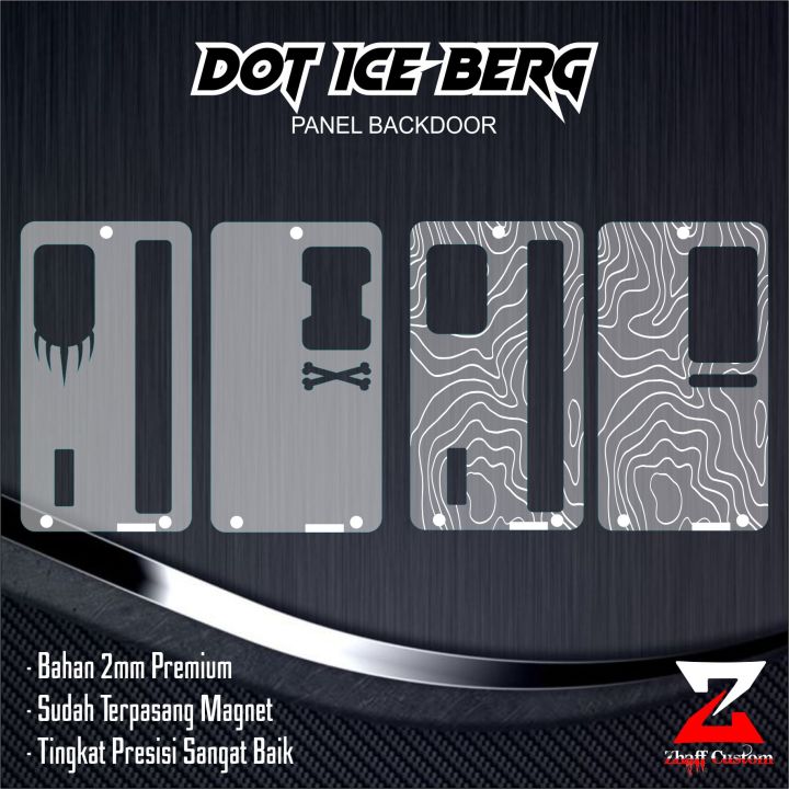 BACKDOOR AKRILIK DOTAIO ICEBERG/NERO/STURDY PANEL AKRILIK TRANPARAN ...