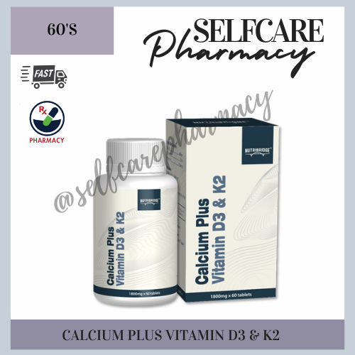 CALCIUM PLUS VITAMIN D3 & K2 (60's) | Lazada