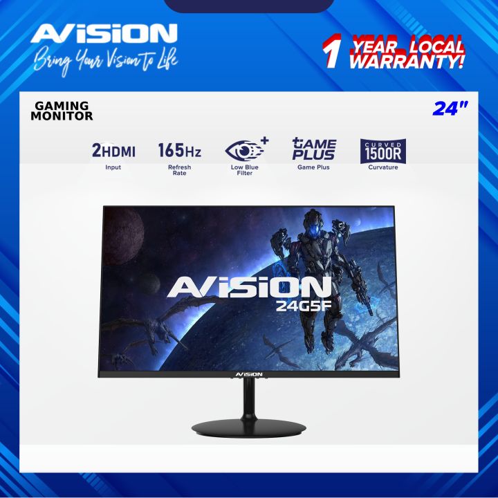 Avision 24inch 165Hz 1920x1080 16:9 (MPRT 1ms) Full HD Gaming Monitor ...
