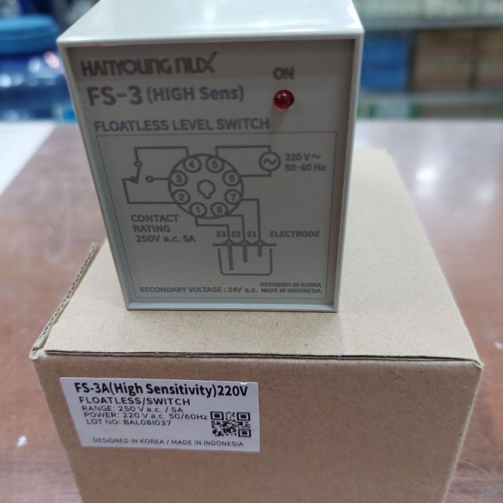 Hanyoung Nux Floatless Level Switch FS-3A High Sensitivity | Lazada ...