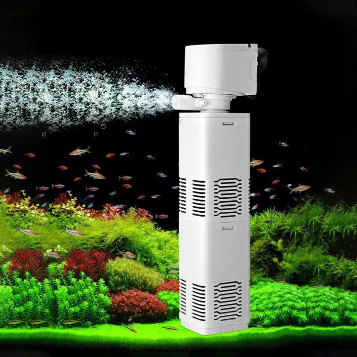 CUTE ELVES Wall Mount Aquarium Internal Filter Silent Suction Cup ...