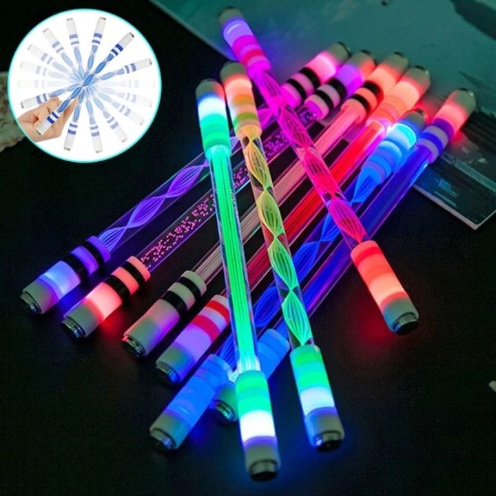 【COD&Ready Stock】2022 Creative LED Luminous Spinning Pen Rotating ...