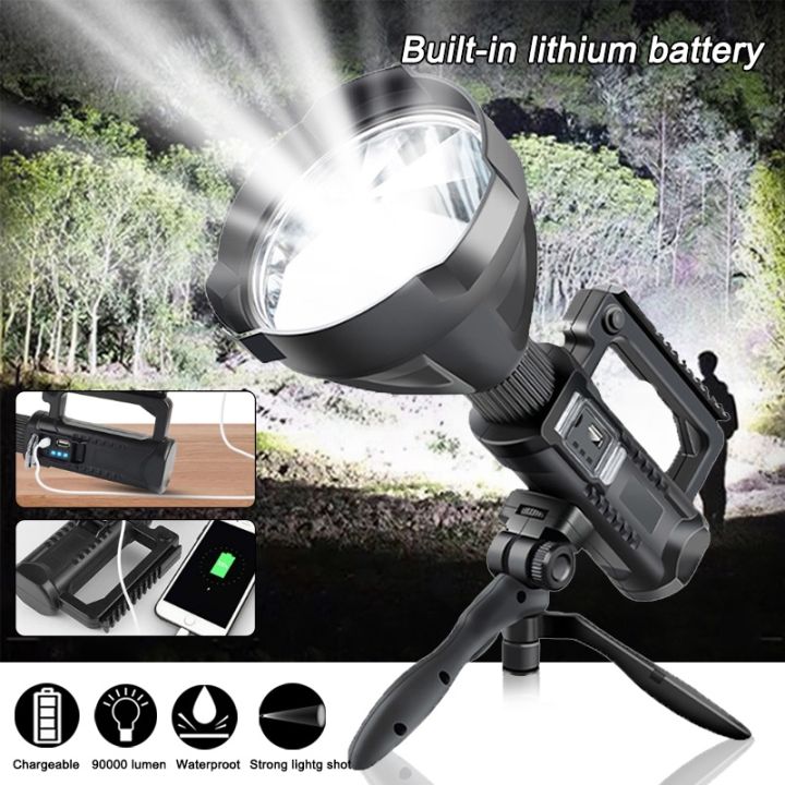 Multifunction Outdoor Floodlight Rechargeable Powerful Led Searchlight ...