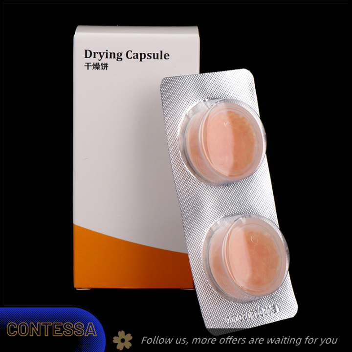 BELLE 4Pcs Hearing Aid Drying Capsules Desiccant Dehumidifier Drying ...