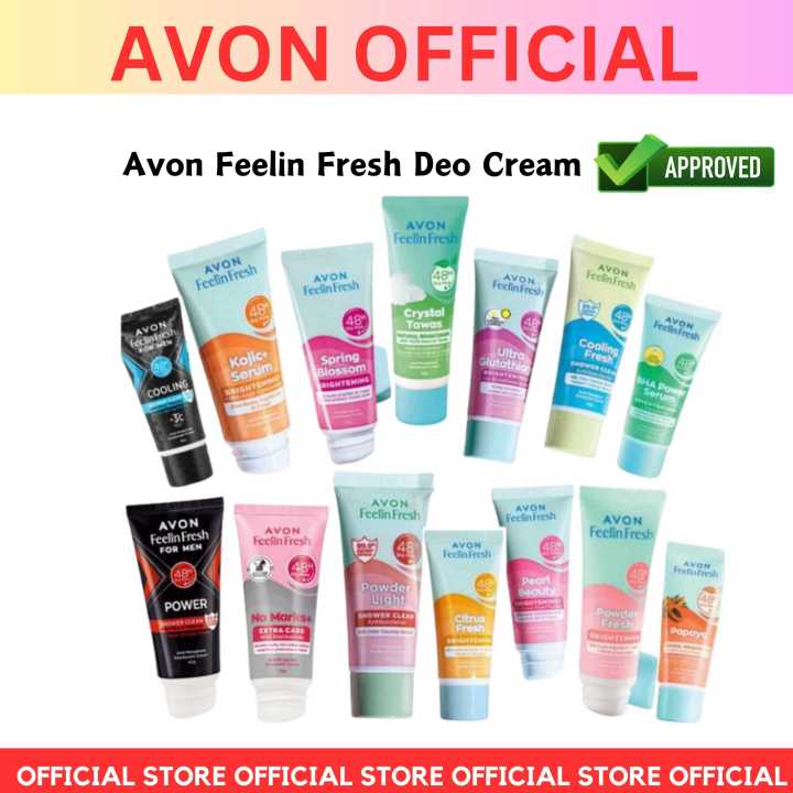 AVON Feelin Fresh Deodorant Cream Quelch 55g Original Official Store ...