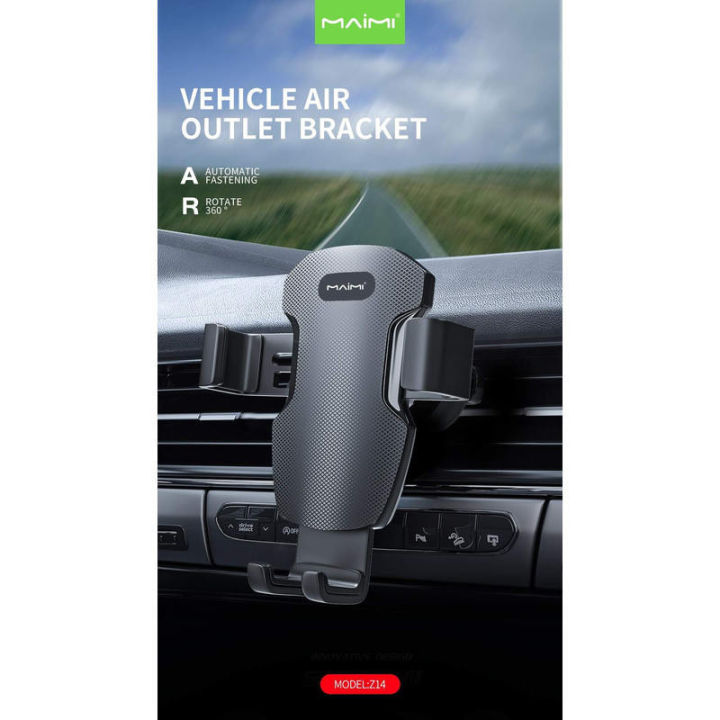 Maimi ที่ตั้งมือถือในรถ รุ่น Z14 ที่ตั้งมือถือแบบแม่เหล็ก เสียบช่องแอร์ ในรถ ติดแน่น ขาตั้งมือ ...