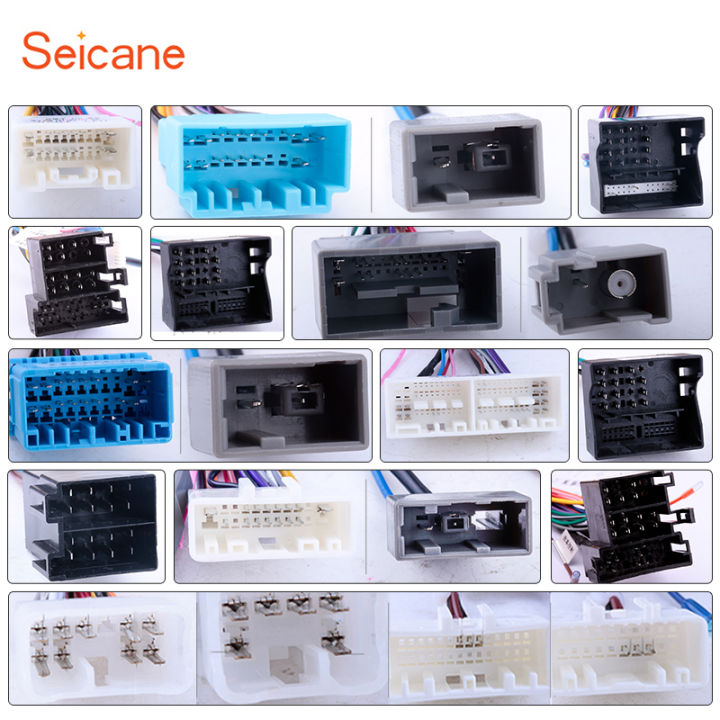 Seicane CAR RADIO STEREO HEAD Unit สายไฟสำหรับ Toyota สำหรับรุ่น H605 ...