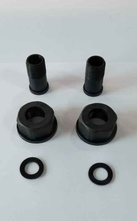 PVC METER COUPLING 1/2" (Bolt) + 3/4" (Nut) + 1/2" (Rubber Washer) | Lazada