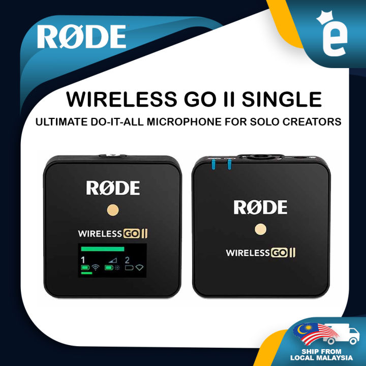 Rode Wireless GO II Single Compact Digital Wireless Microphone System ...