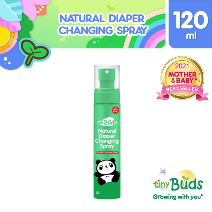 Tiny Buds Quick Easy Natural Diaper Changing Spray (120ml) | Lazada PH