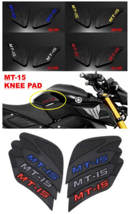 Yamaha MT15 Premium Quality Rubber Thigh tank Pads | Lazada