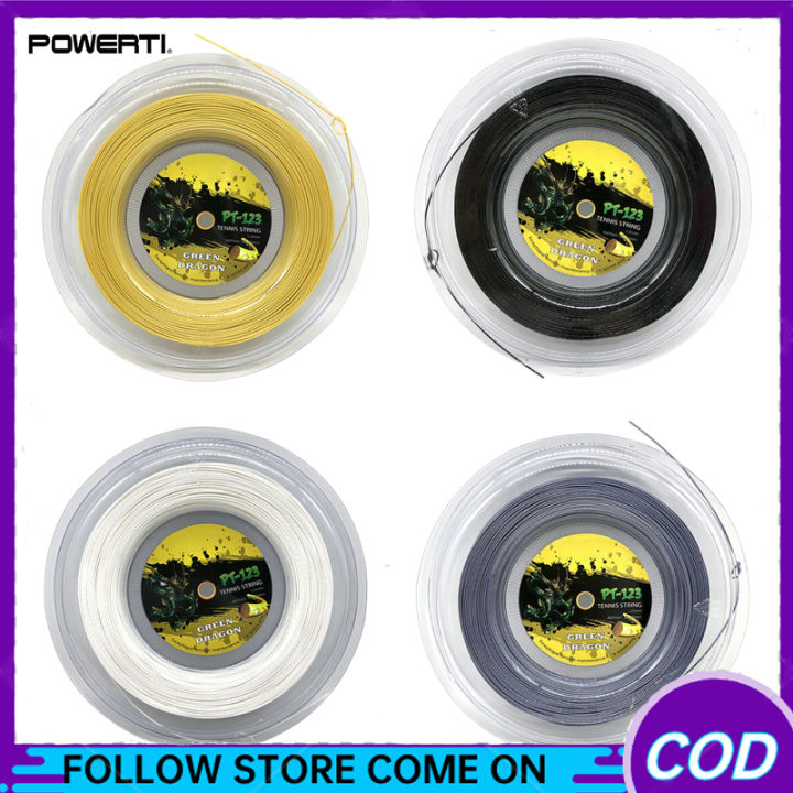 PowerTi 1 Roll 1.25mm PT123 Tennis String Co-Polyester Monofibre ...