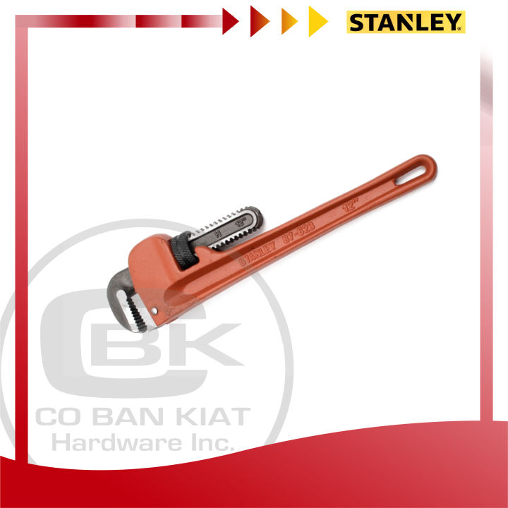 Stanley 87-623 Heavy Duty Pipe Wrench 12" (Red) | Lazada PH