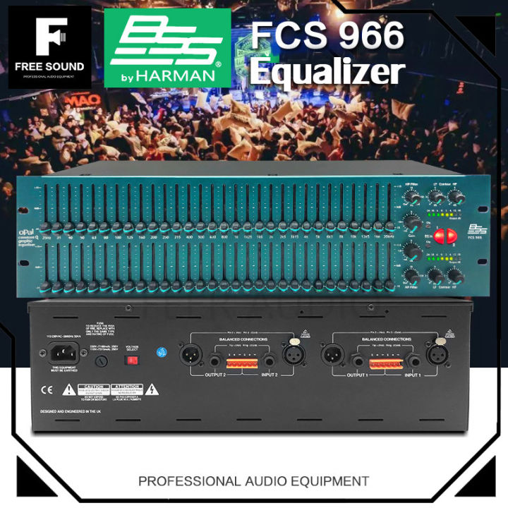 【COD】 BSS FCS-966 Graphic Equalizer Audio Opal EQ High-Pass Filter ...