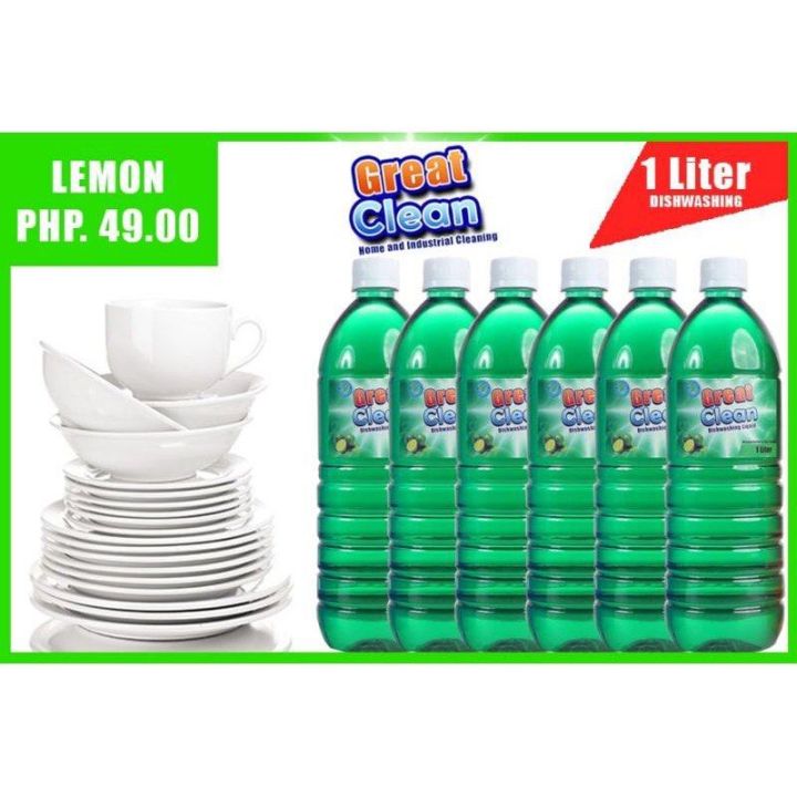 Great Clean Dishwashing Liquid - Premium Concentrated Antibac Cleaning ...
