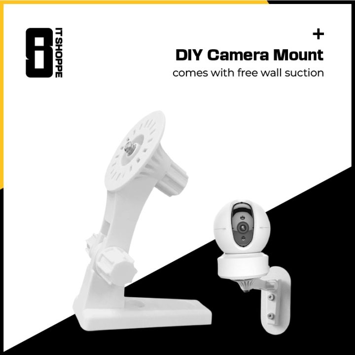 DIY camera cctv mount / camera bracket with suction included wall mount ...