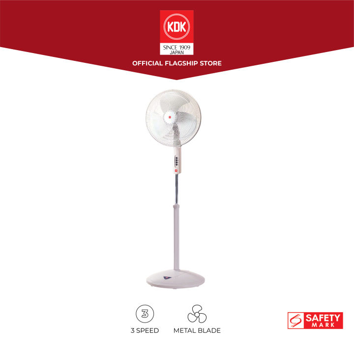 KDK P40US Stand Fan with 3-Speed and Adjustable Height | Lazada Singapore