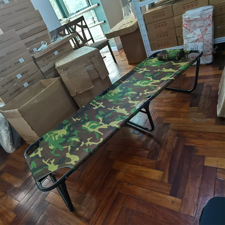 Outdoor/Indoor Portable Folding Bed Military/Camouflage | Lazada PH
