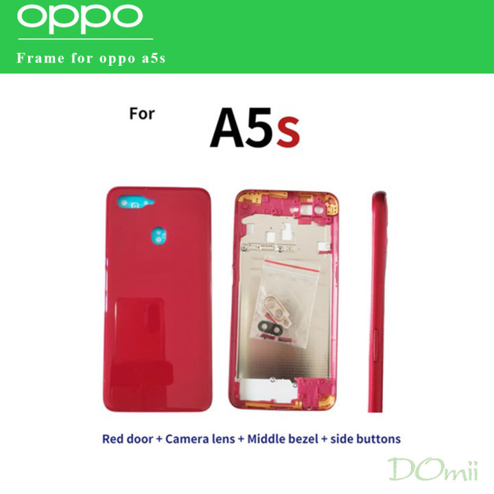 Front Full Housing Frame For Oppo A5s LCD Display Frame Middle Bezel ...