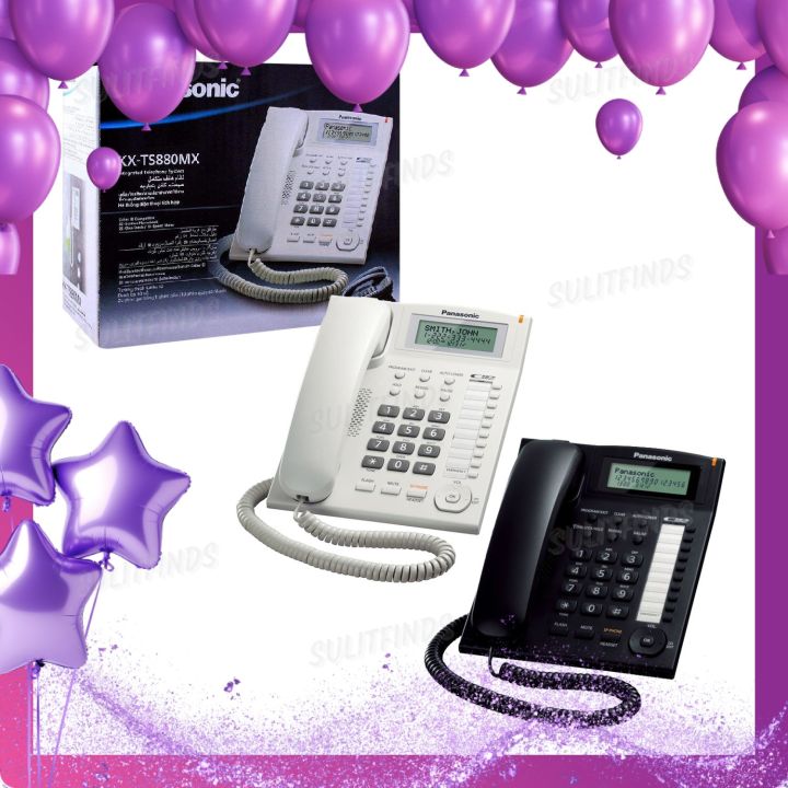 anasonic KX-TS880MX/KX-TS880ND Integrated Corded Telephone | Lazada PH