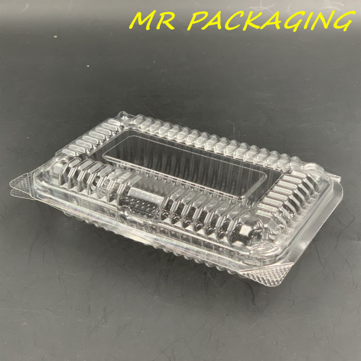 OPS - L01H - BENXON Plastic Tray with Lock [ 50pcs± ] Bakery Disposable ...