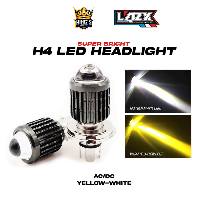 Honda Rs 125 Motorcycle Headlight Led H4 Super Bright Led Dual Beam