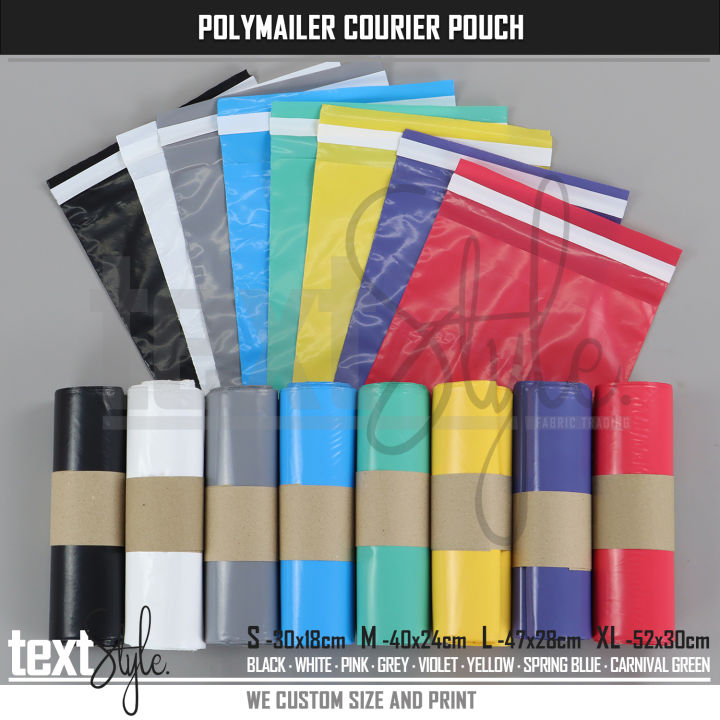 Textstyle Polymailer Courier Pouch Shipping Pouch Plastic Pouch Self ...