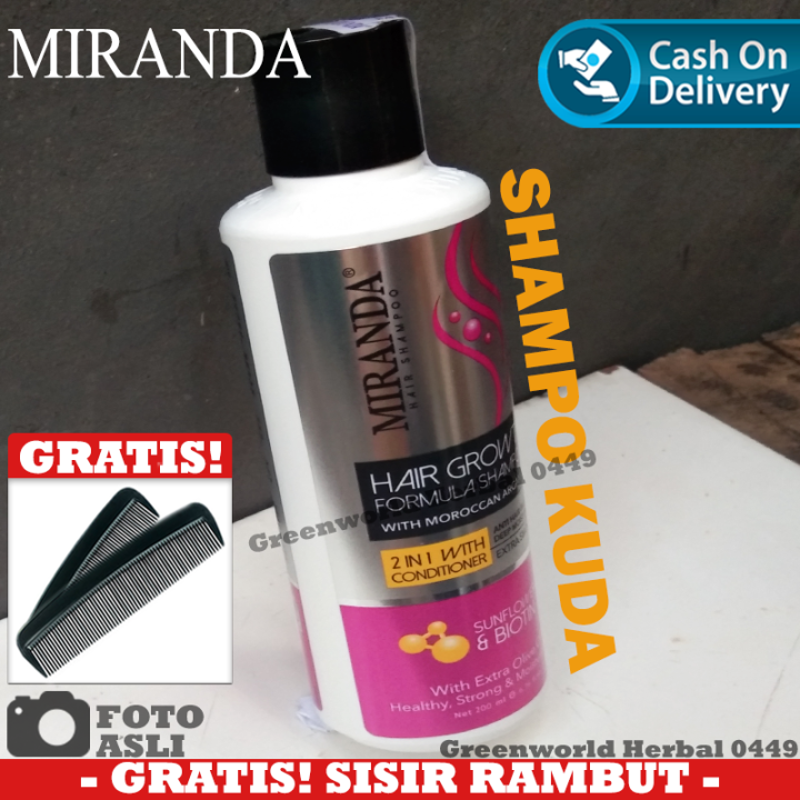Miranda Shampoo & Conditioner Kuda 2 In 1 - Original - 200 ml - BPOM ...