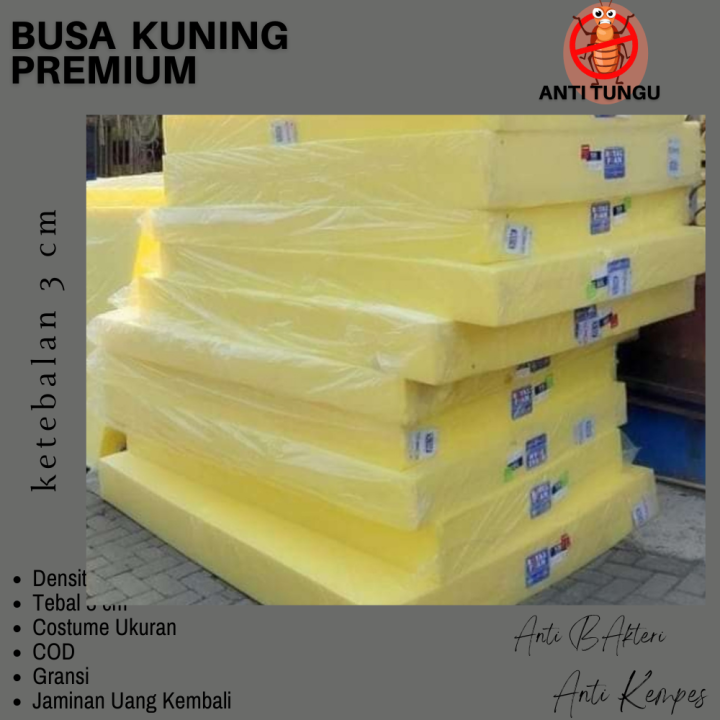 Busa Lembaran Royal Foam Tebal3cm Ukuran200x80 Lapisan Spon Sofa Anti ...