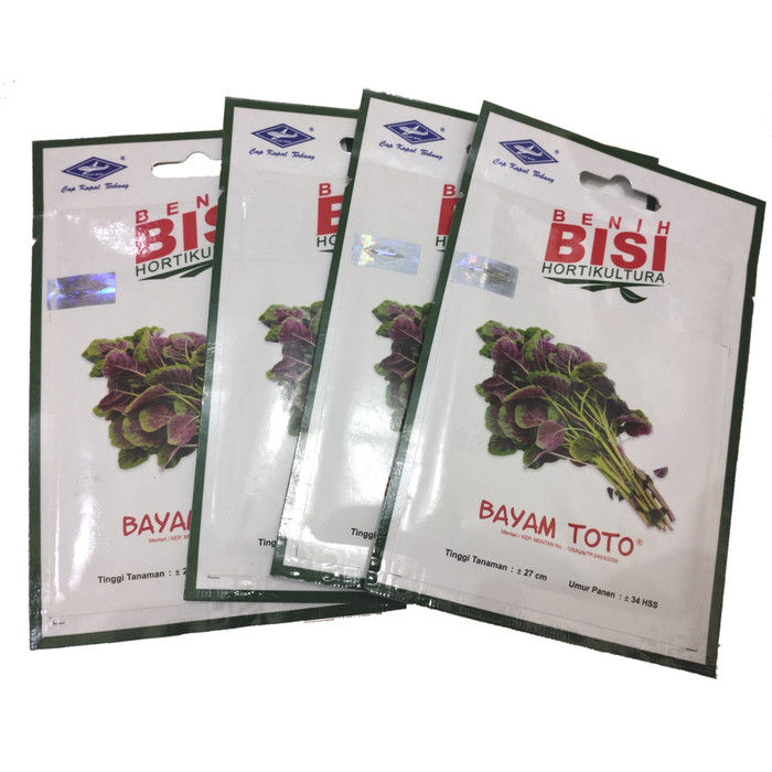 Benih Bayam Batik "Bayam Toto" Bibit Bayam Batik Produk Bisi Asli ...