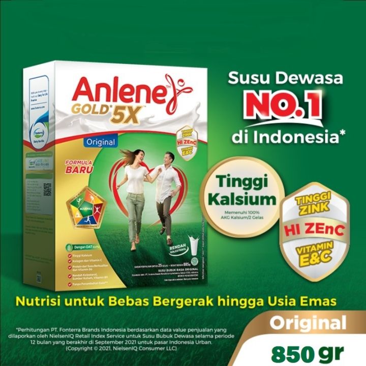 Anlene Gold 5X Original 850 gr | Lazada Indonesia