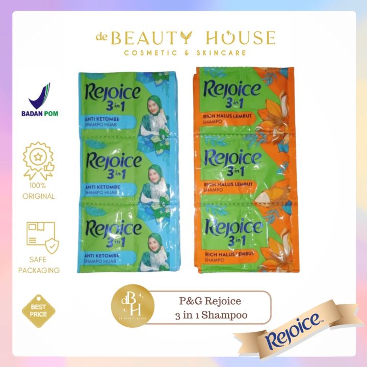 P&G REJOICE 3 in 1 Shampoo Sachet | Lazada Indonesia