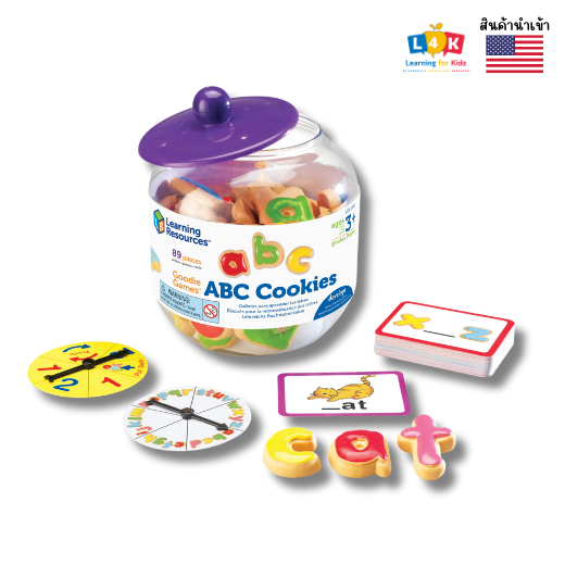 [อายุ 3+] เกมคุกกี้ตัวอักษรแสนอร่อย (ABC COOKIES) [Learning Resources ...