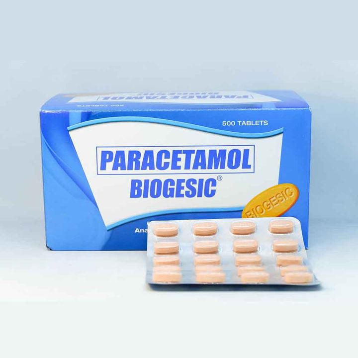 Paracetamol Biogesic 500mg Tablet 20's | Lazada PH