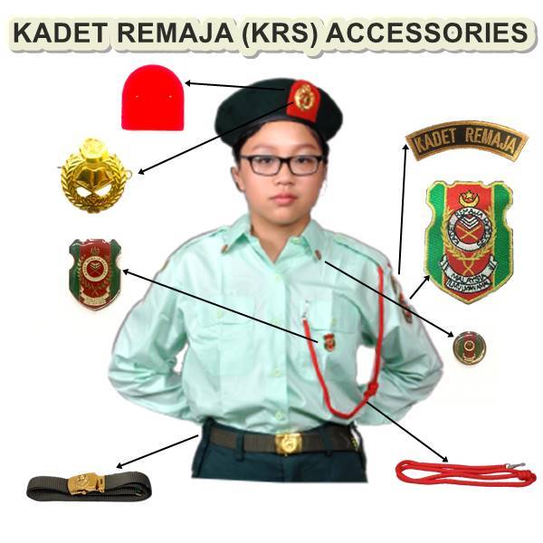 Kadet Remaja Sekolah Accessories Set or Aksesori KRS | Lazada